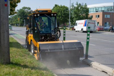 The Best Bike Path Sweeper - Trackless Vehicles