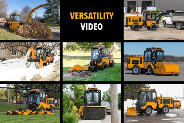 Trackless MT7 Municipal Sidewalk Tractor - Trackless Vehicles